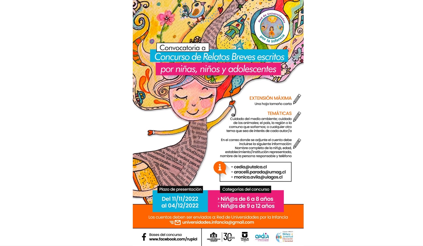 Red RUPI convoca Concurso de Relatos Breves escritos por Niñas, Niños y ...